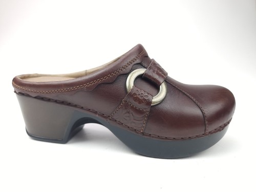 Dansko Ingrid Clogs Womens Size US 6.5-7 EU 37 Slip On Mule Brown ...