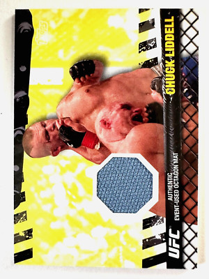 Chuck Liddell 2010 Topps UFC Series 4 Fight Mat Relic #FM-CL from UFC ...