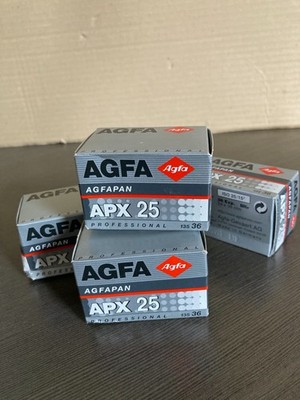 AGFA AGFAPAN APX 25 PRO FILM ASA/ISO 25-35/135 36 EXP-expired-cold ...