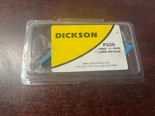 PACK OF 6 DICKSON P226 BLUE CHART RECORDER PENS | eBay