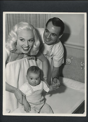 MAMIE VAN DOREN + RAY ANTHONY WITH THIER BABY PERRY -1957 CANDID ...