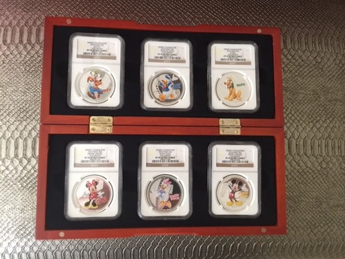 3 / 6 Coin Slab Display Oak Wood Storage Gift Box Certified NGC PCGS ...