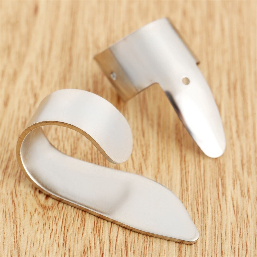 4Pcs Metal Finger Picks Plectrum Ukulele Banjo Guitar Finger Picks ...