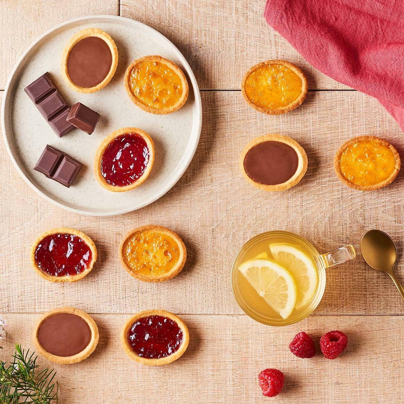 Bonne Maman Petites Tartlets Lemon Raspberry Chocolate Caramel - Pack ...