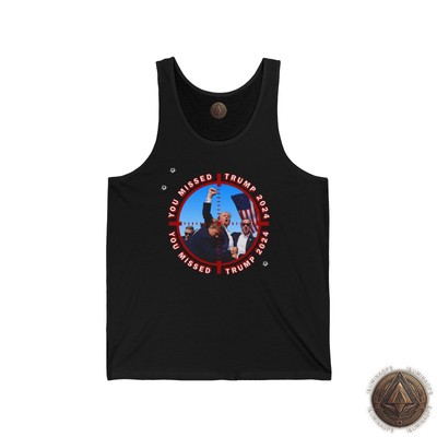 You Missed Trump 2024 Tank Top For Men & Women, MAGA Summer Apparel | eBay
