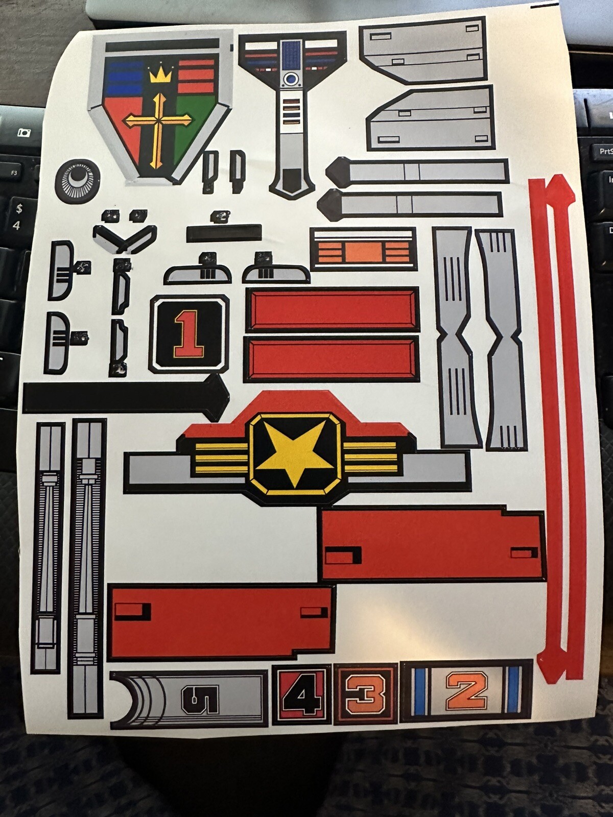 LIMITED: Voltron Lion Force Giant Commander Sticker Decals - VINYL | eBay