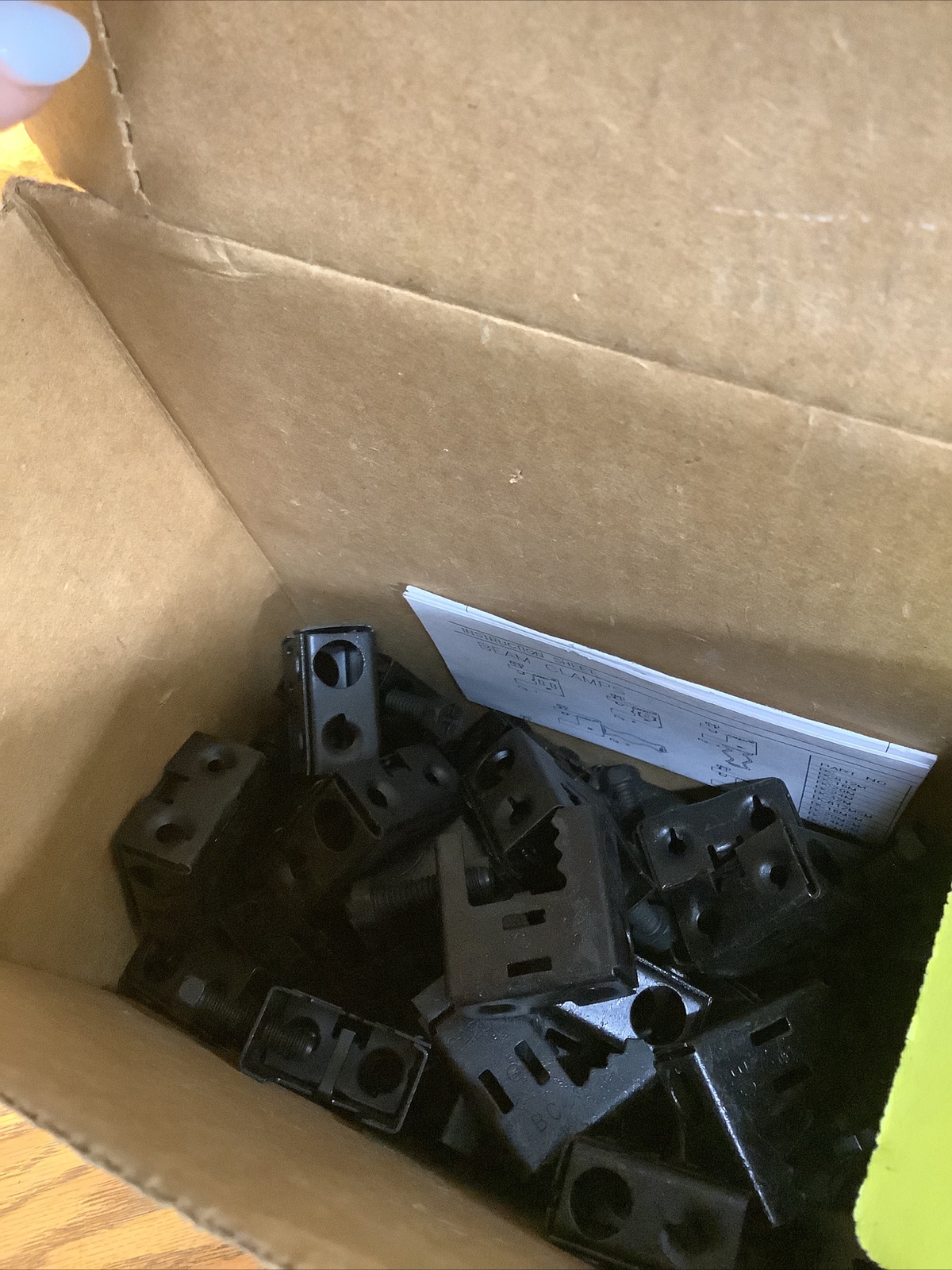 BOX OF 60 Erico CADDY BC Beam Clamp thru 1/2” flange | eBay