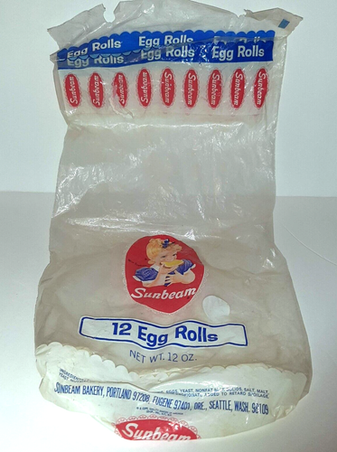 Sunbeam Bread Bag Original EGG ROLLS Little Miss - Seattle, WA Bakery ...