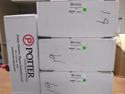 Conventional Fire/Sprinkler Monitoring Panel, Red, Potter #PFC-6006-R ...