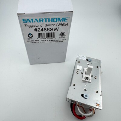 Smarthome Insteon ToggleLinc Switch (White) 2466SW - Home Automation | eBay