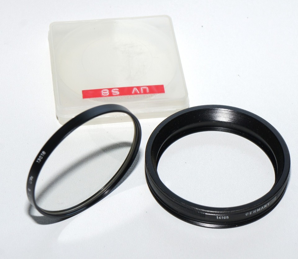 LEITZ WETZLAR Serie VIII 13018 DROP-IN UVa LEICA Filter + Retaining ...