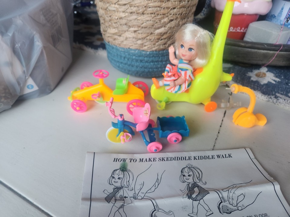 Vintage 1968 Mattel Liddle Kiddles Lickety Spliddle Doll & Her ...