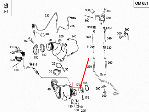 MERCEDES-BENZ Front Pipe Exhaust Clamp A0004901441 NEW GENUINE | eBay UK