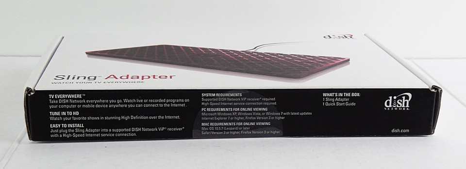 NEW (Open) Dish Network Sling Adapter Model 179081 "Watch Your TV ...