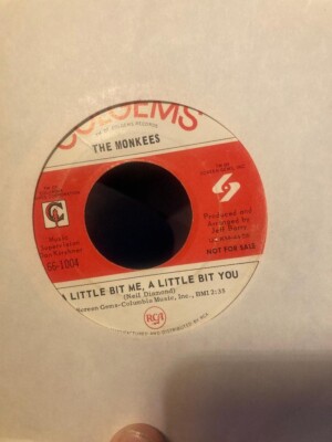 The Monkees - Little Bit Me Little bit- single PROMO Colgems RARE" NOT ...