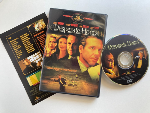 The Desperate Hours (DVD, 2002) Mickey Rourke w/Original Insert Nice ...