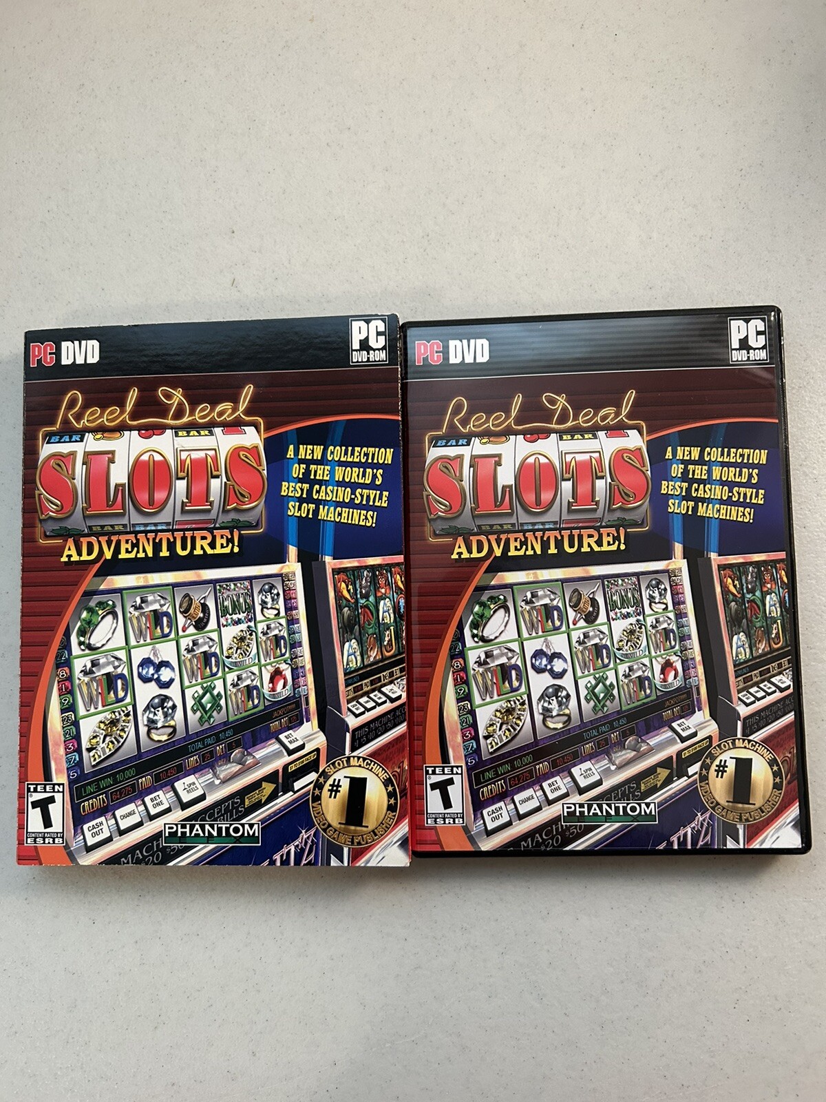 Phantom EFX: Reel Deal Slots Adventure! (PC Only) Rated T w/ box sleeve ...