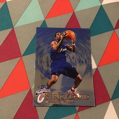 Rod Strickland #16B wizards / depaul - 1998/99 Fleer Brilliants - Blue ...