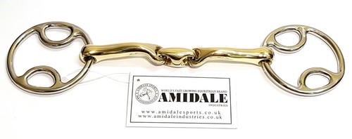 AMIDALE HORSE BIT BEVEL LOOP RING WILKIE LOZENGE BIT SNAFFLE BIT BNWT | eBay