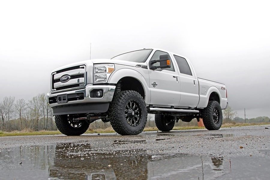 Rough Country 15-16 4d F250 Diesel 6" Radius Arm Lift Kit W/OUT Factory ...