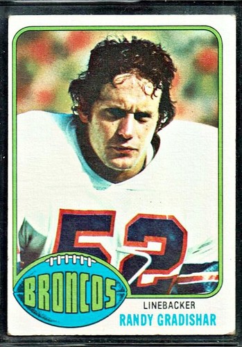 1976 TOPPS FOOTBALL BRONCOS OHIO STATE RANDY GRADISHAR ROOKIE CARD RC ...