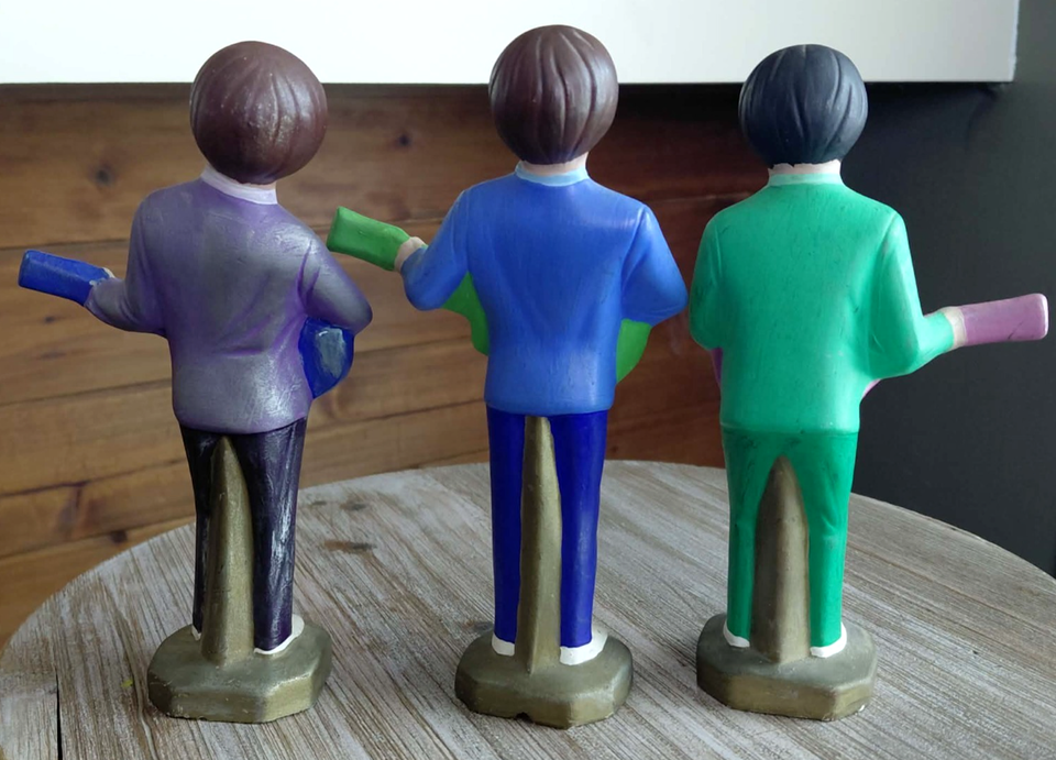 Vintage Holland Mold Ceramic Beatles Style Musician Figurine 1960s Rock ...