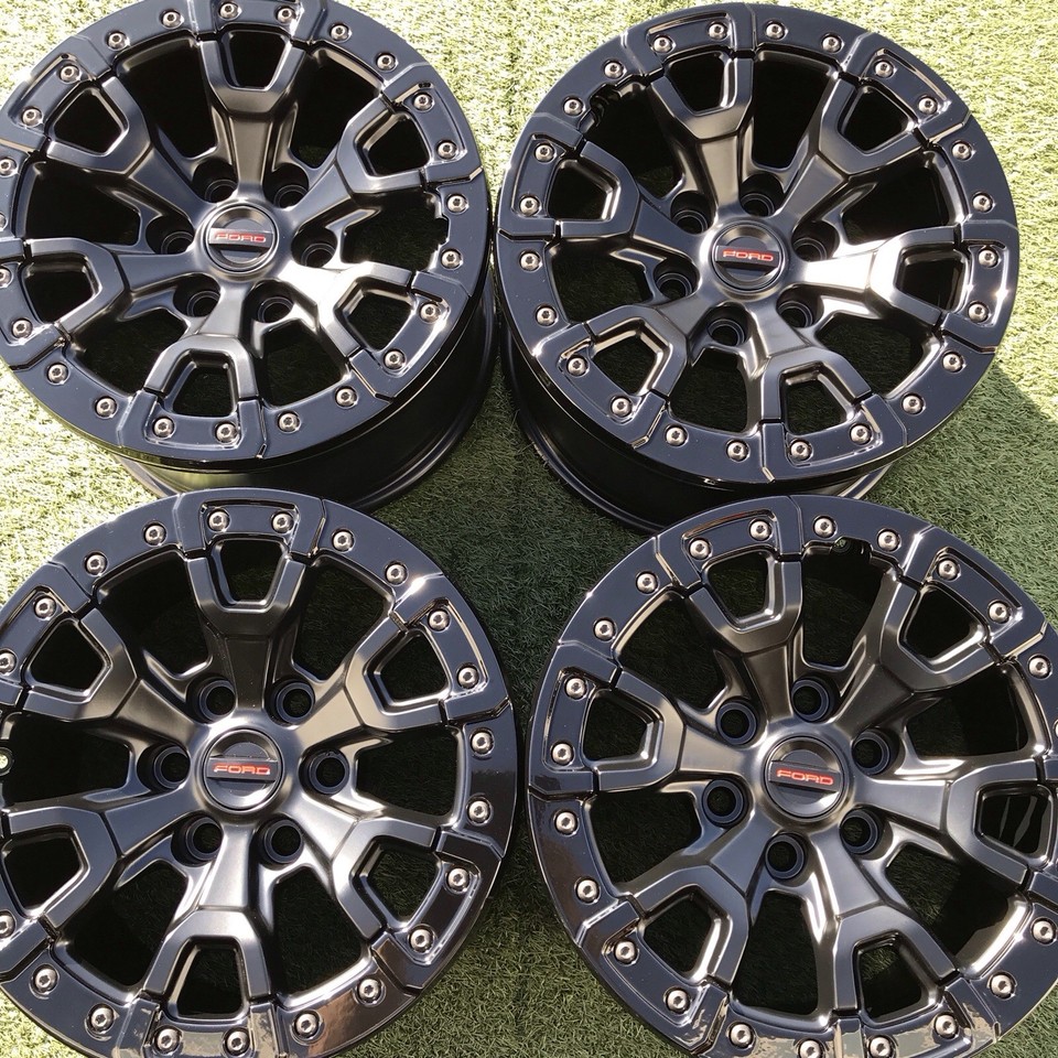 17 FORD RAPTOR BRONCO F150 RIMS OEM STOCK WHEELS FACTORY BLACK ...