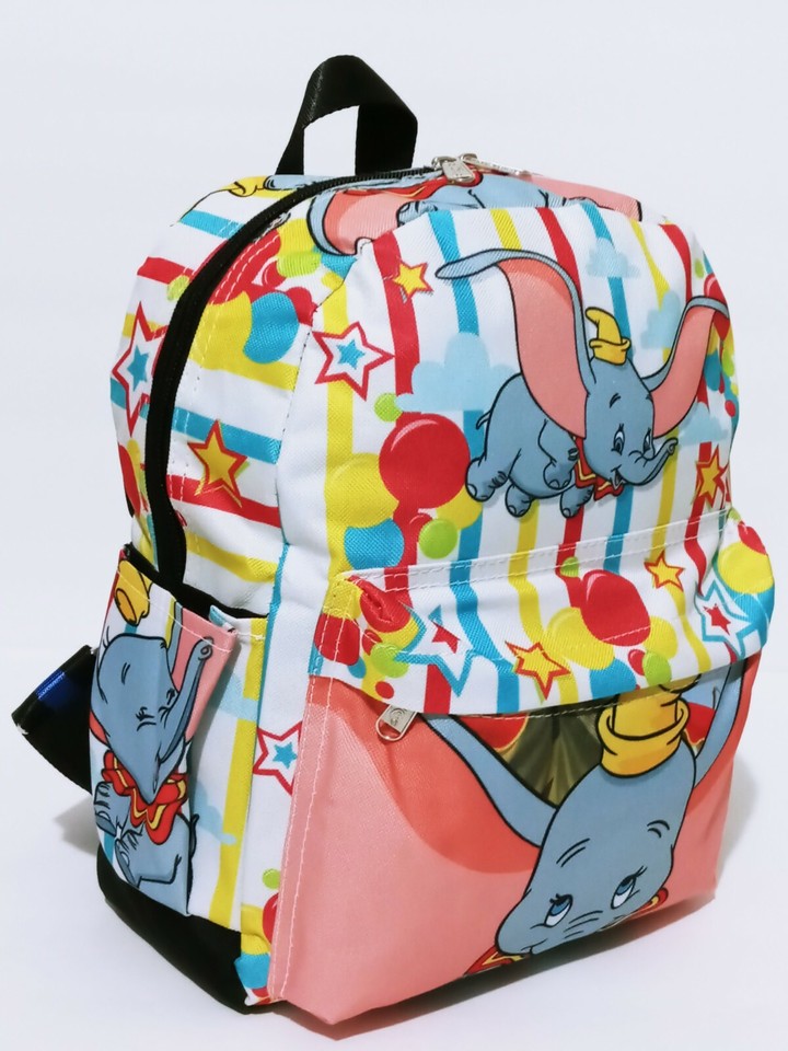 Disney Dumbo All Over Print Cartoon Mini 12" Backpack Purse Lady Travel ...