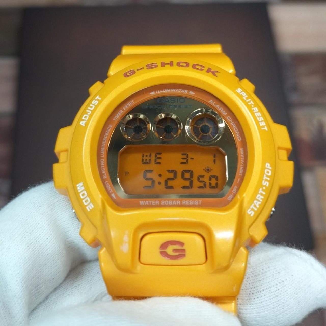 CASIO G-SHOCK DW-6900SB-9JF Metallic Colors metallic yellow quartz ...