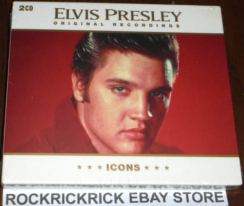 ELVIS PRESLEY ORIGINAL RECORDINGS - ICONS -2 CD SET 47 TRACKS- BRAND ...