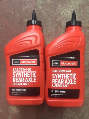 Ford Motorcraft ® SAE 75W-140 Synthetic Rear Axle Lubricant 2 Quart XY ...