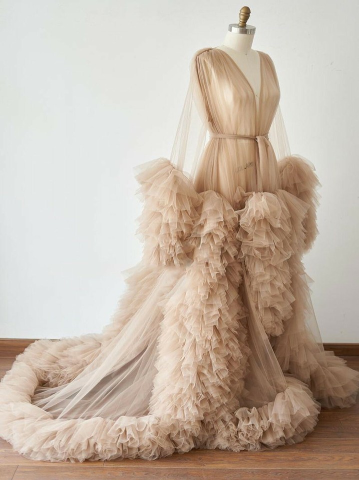 Maternity Sleepwear for Photoshoot Photography Robes Pregnant Gown ...