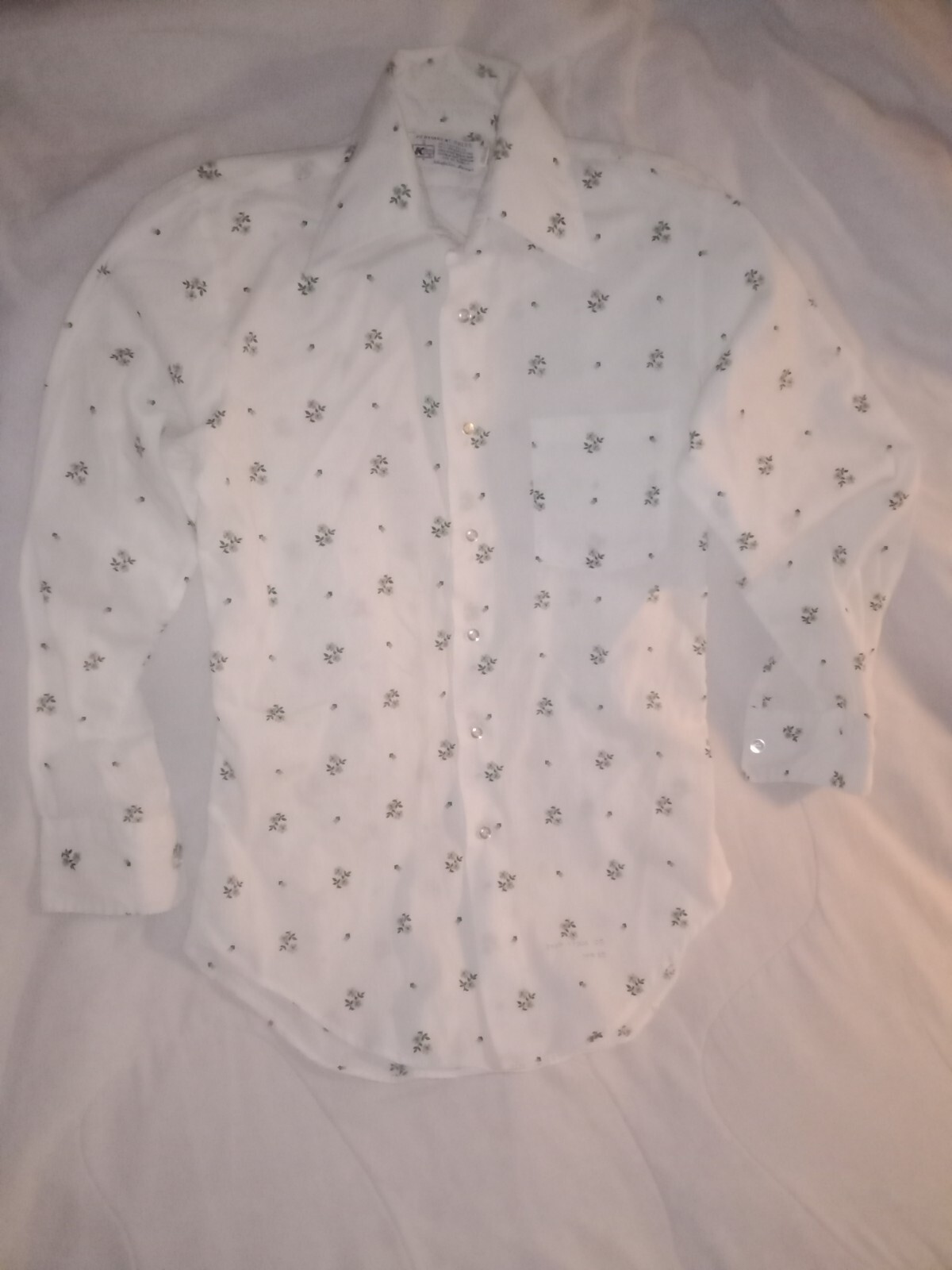 Mid Century Modern KMart Permanent Press Button Down … - Gem
