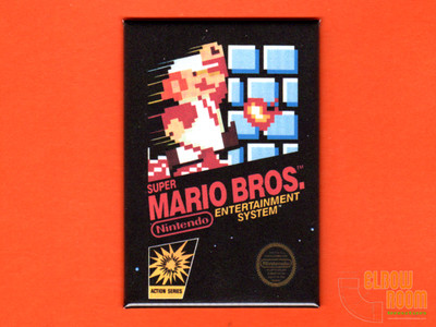 NES Super Mario Bros box 2x3" fridge/locker magnet Nintendo | eBay