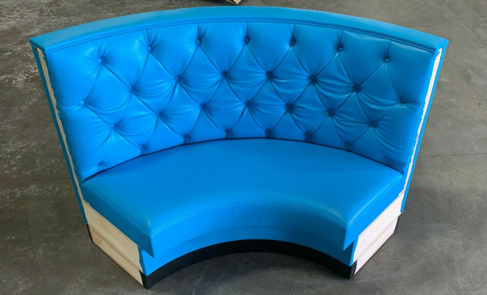 Restaurant full circle booth -Upholstered Diamond tufted 36"h, 42"h,48 ...