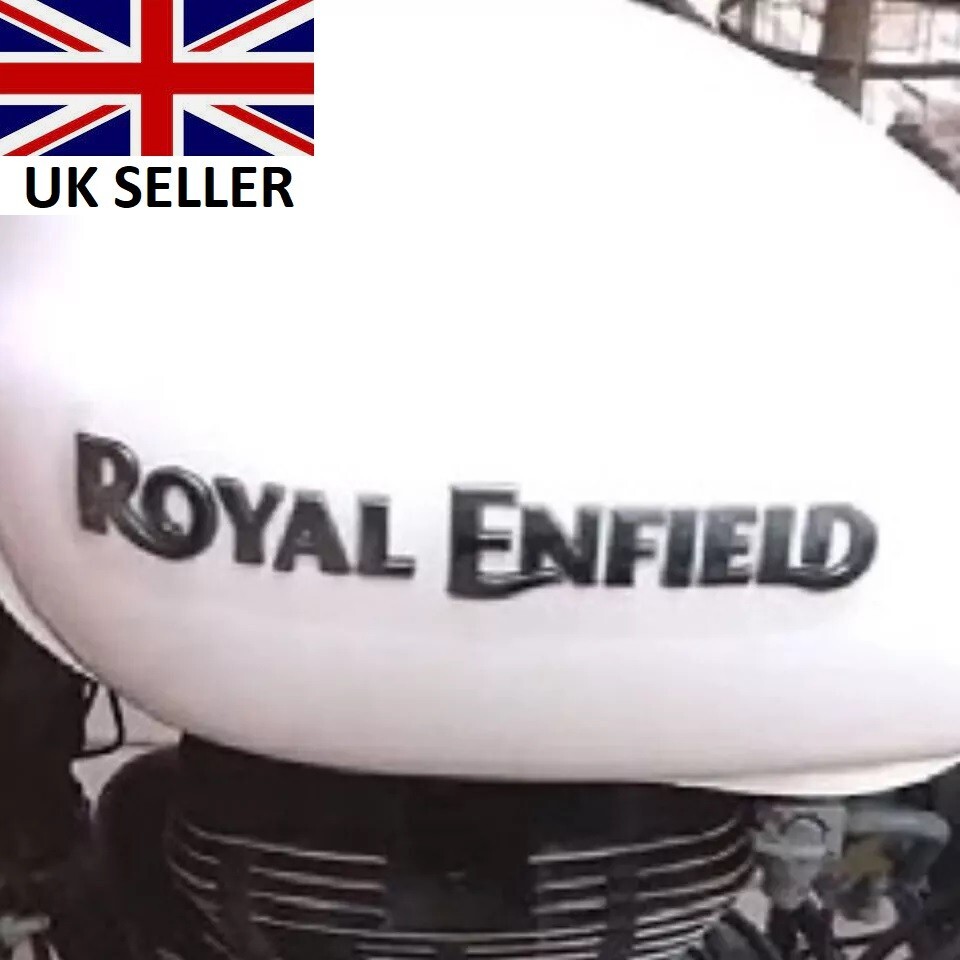 Royal Enfield Fuel Tank Monogram Set Silver Matt | eBay
