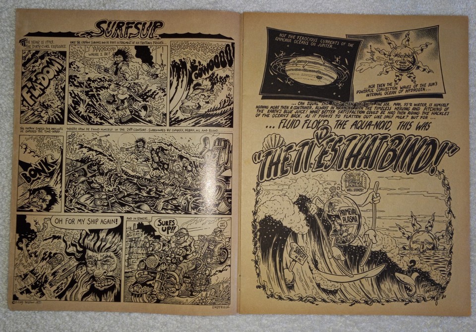 Tales From The Tube #1 1972 1st Ed. Underground Comix Crumb, Rick Griffin Surfer | eBay