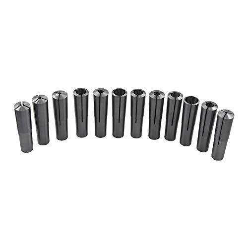 3mt Morse Taper Collet 12 Pcs Set 1/8" 3/4" With 3/16 1/4 3/8 1/2 5/8 ...