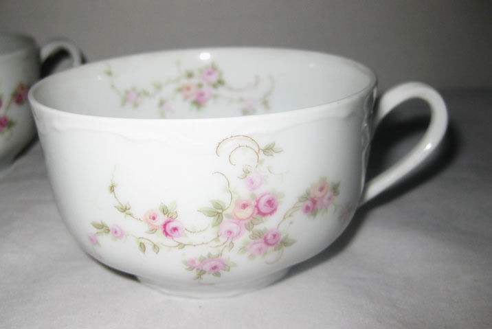 Vintage Thomas China Made In Germany Tea Cups Pink Roses(3) Pattern ...