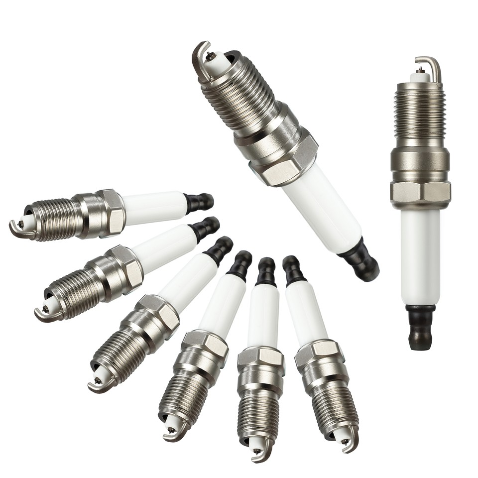 8 Pack D581 Ignition Coil + Spark Plug W/ Wire Set For Chevy GMC 4.8L 5 ...