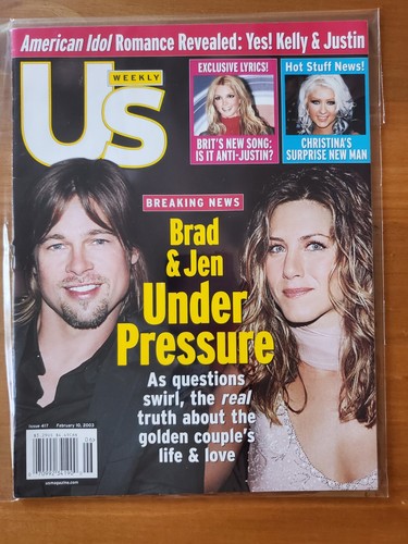 US Weekly February 2003 Brad Pitt Jennifer Aniston | eBay