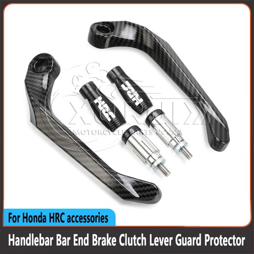 Black - For Honda HRC CNC Handlebar Bar End Brake Clutch Lever Guard ...