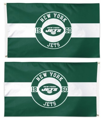 New York Jets Flag 2 Sided Appliqued and Embroidered 3x5 Feet NWT ...
