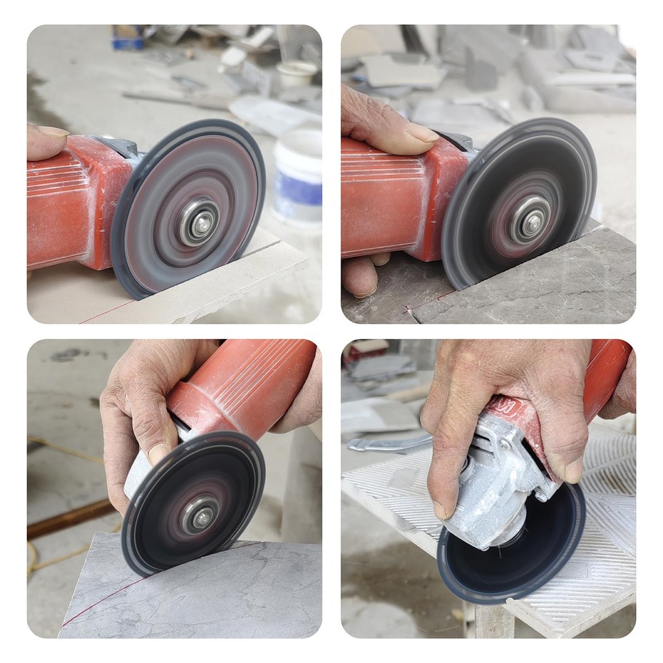 3PCS 4.5" Diamond Blade for Tile Cutting - No Chipping Ultra-Thin Dry ...