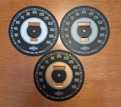 Harley Davidson 1941/46 speedometer face(Km). | eBay