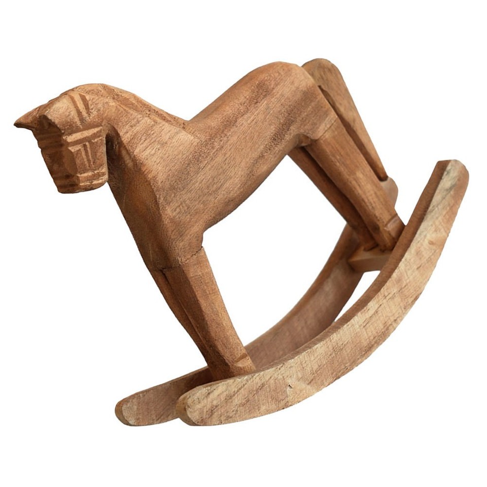 Horse Shape Adornment Decoration Stool Ornament Home Decorative Statue ...