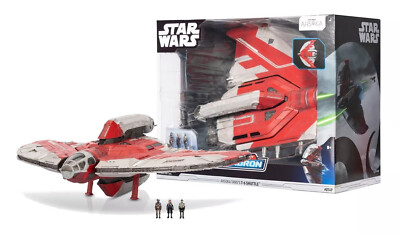 Star Wars Micro Galaxy Squadron Ahsoka Tano's T-6 Shuttle & 3 Mini ...