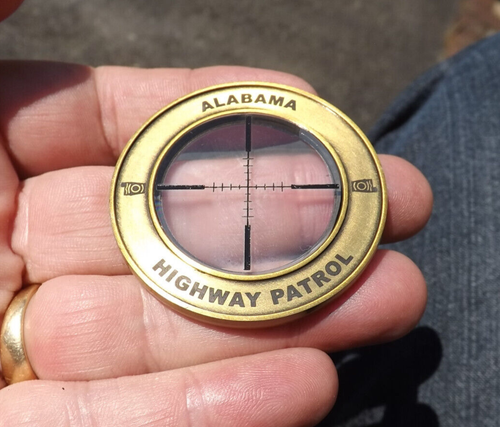 Alabama Highway Patrol Sniper Scope Lens Challenge Coin | eBay