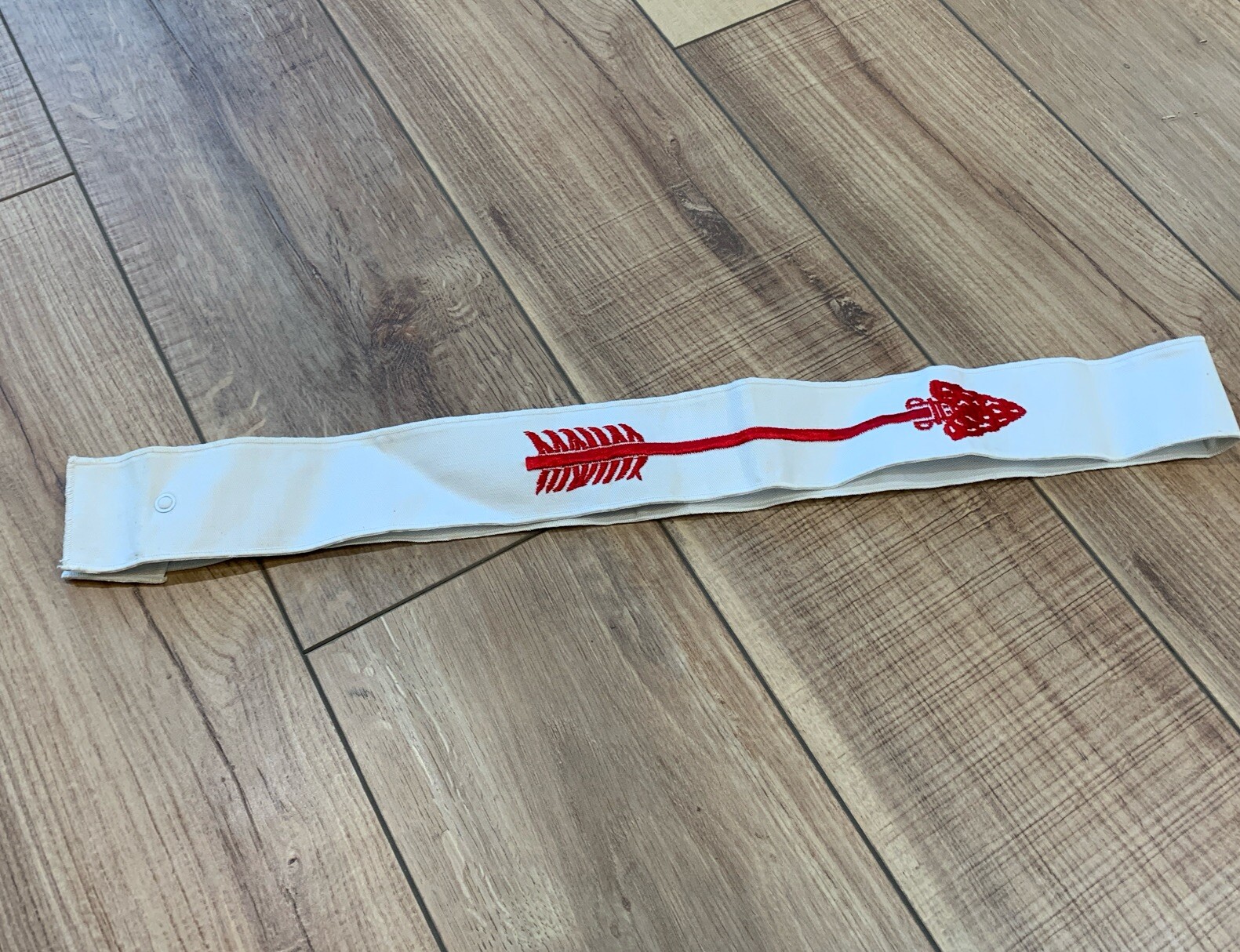 BSA Order of the Arrow Sash White Red Embroidered 54” | eBay