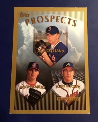 1999 Topps # 429 JOHN ROCKER ROOKIE RC Prospects w Rakers Red Sox ...
